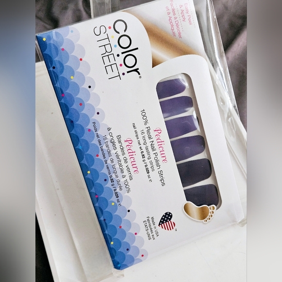 Color Street | Makeup | Nwt Color Street Retired Pedicure Set Evening ...